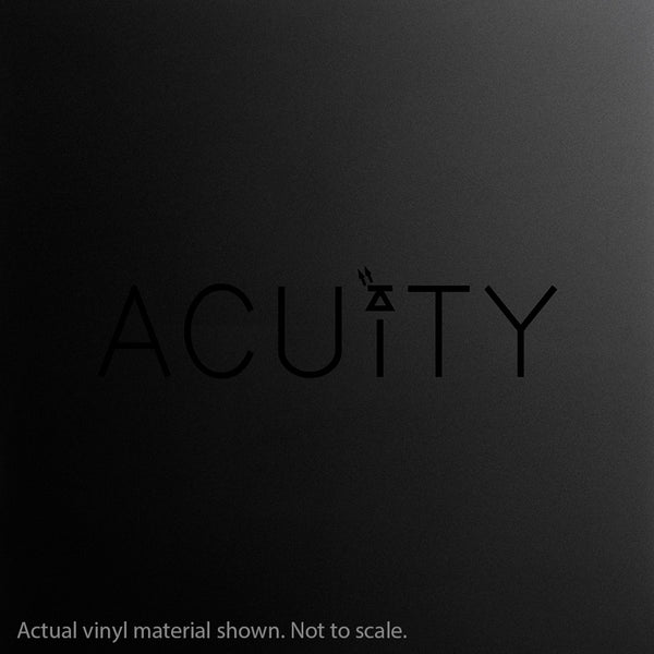 ACUiTY Matte Black Windshield Banner – ACUITY Instruments
