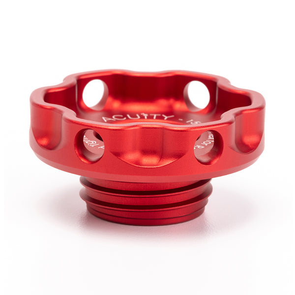 Red Podium Oil Cap Billet Aluminum for Honda/Acura Engines – ACUITY ...